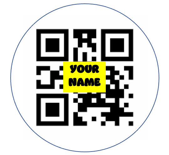 Pickleball Paddle QR Code – Play for Smiles